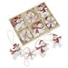 12 Christmas Wooden Hanging Snowflakes & Snowmen, Wooden Tree ...