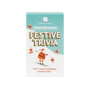 Christmas Trivia Dinner Party Card Game, Festive Party Game, Stocking ...