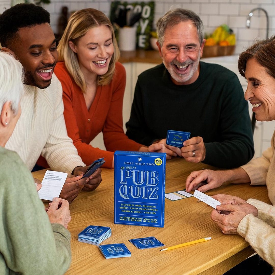 Host Your Own Pub Quiz Game, Trivia Night Game Set , Family & Friends ...