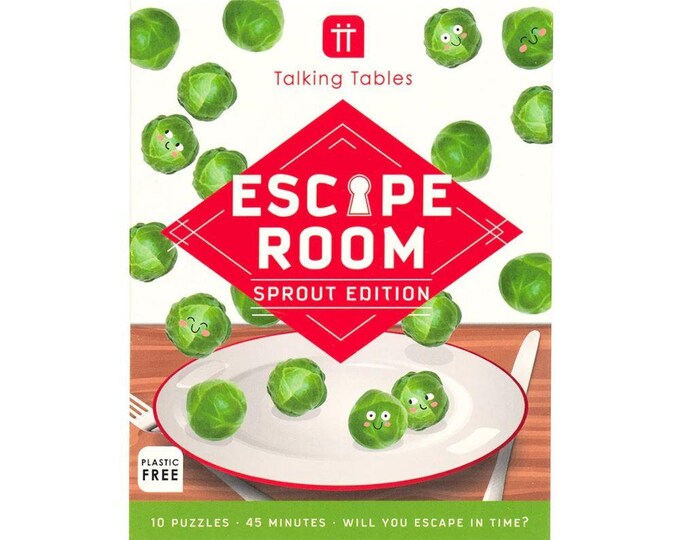 Escape Room Game - Christmas Sprout Edition, Family Dinner Party Game ...