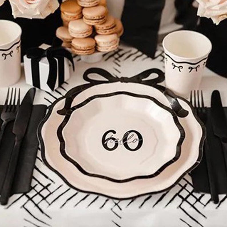 Age Milestone Birthday Paper Plates, 18th, 30th, 40th, 50th, 60th ...