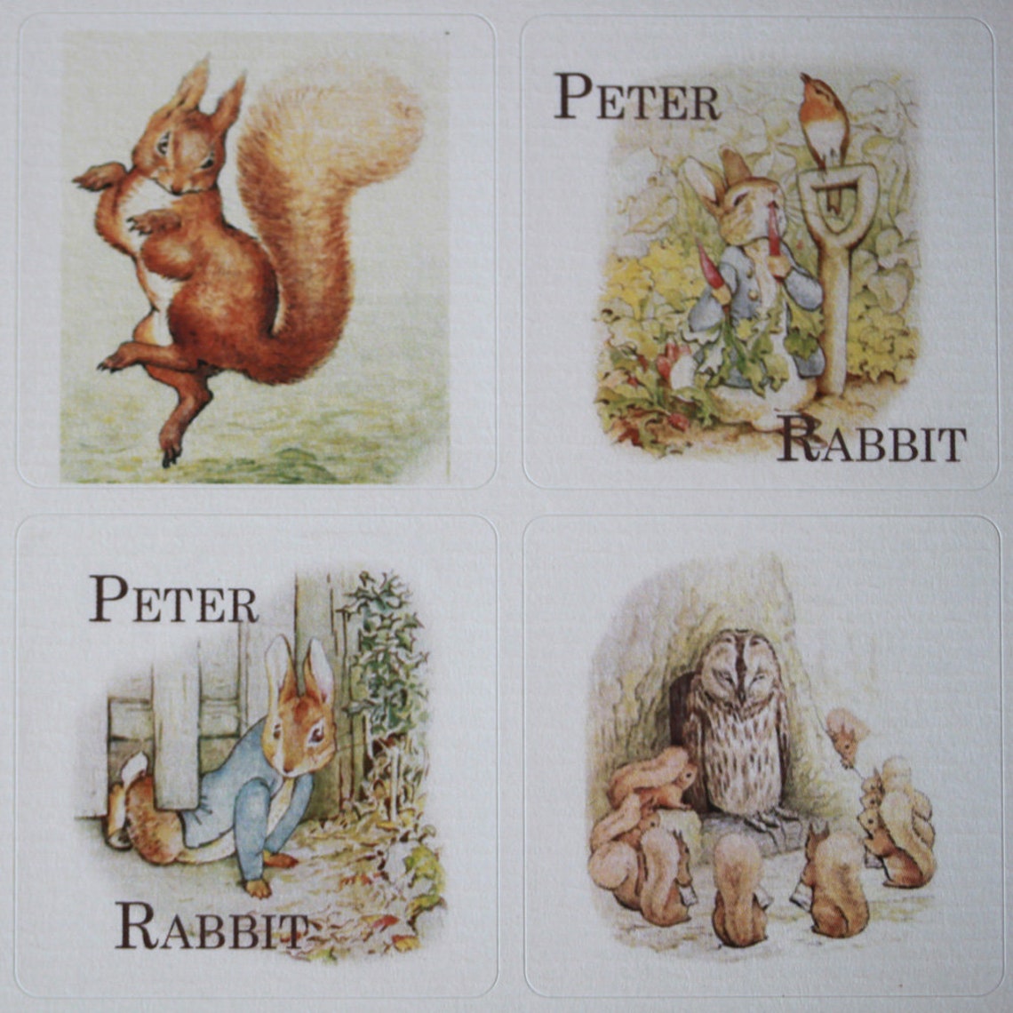 35 Peter Rabbit Stickers, Beatrix Potter Sticker Sheet, Birthday Party ...