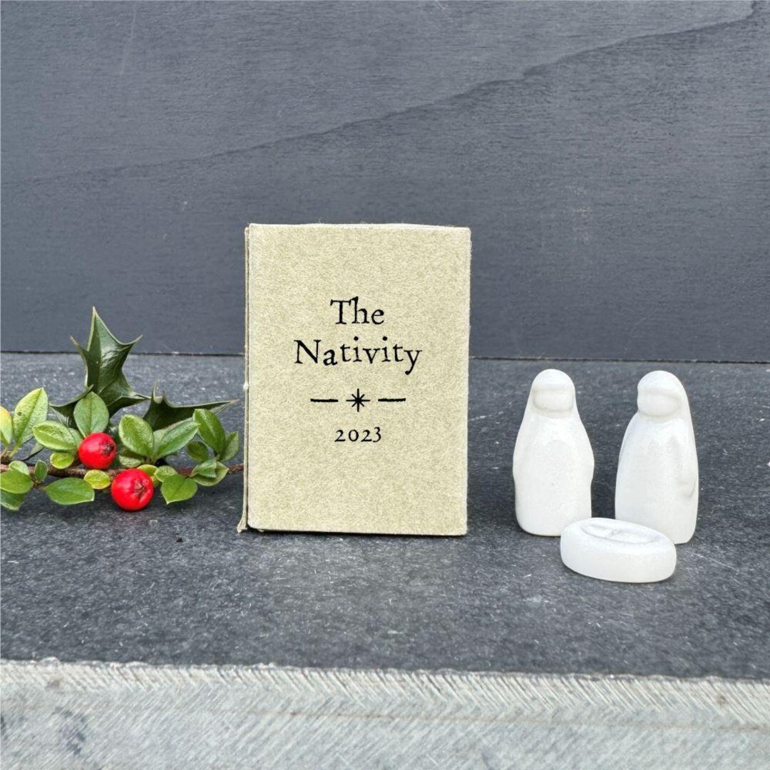 Personalised Porcelain Matchbox Nativity Ornament Christmas - Etsy