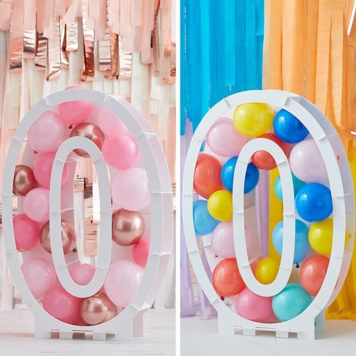 Large Number 6 Balloon Stand Birthday Table Decoration - Etsy