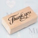 Thank You Script Wooden Rubber Ink Stamp Craft Stamps DIY - Etsy UK