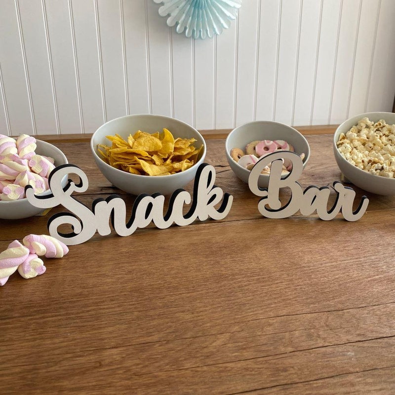Wood Snack Stand - Etsy