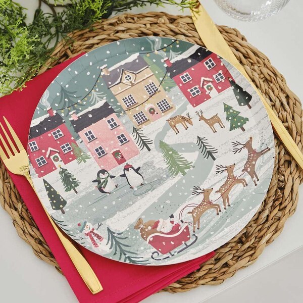 Christmas Tableware - Etsy