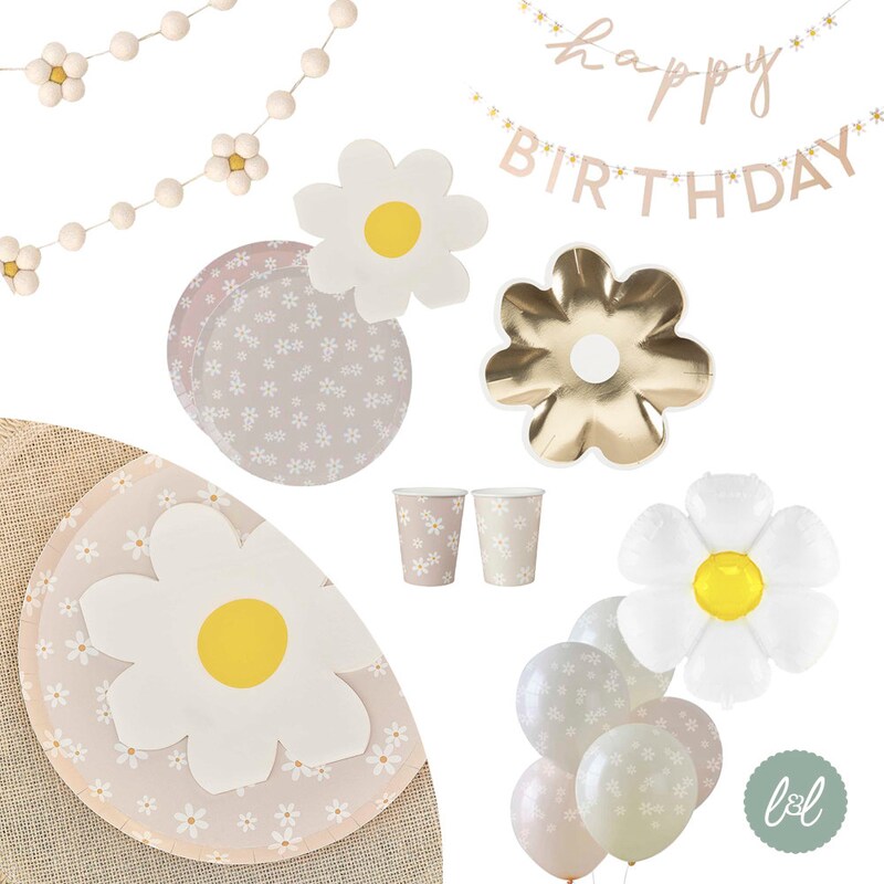 Daisy Party Decorations - Etsy