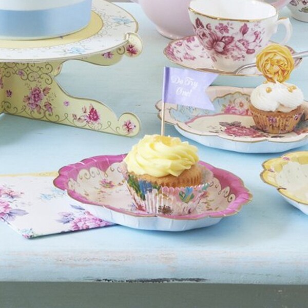 Afternoon Tea Plates - Etsy