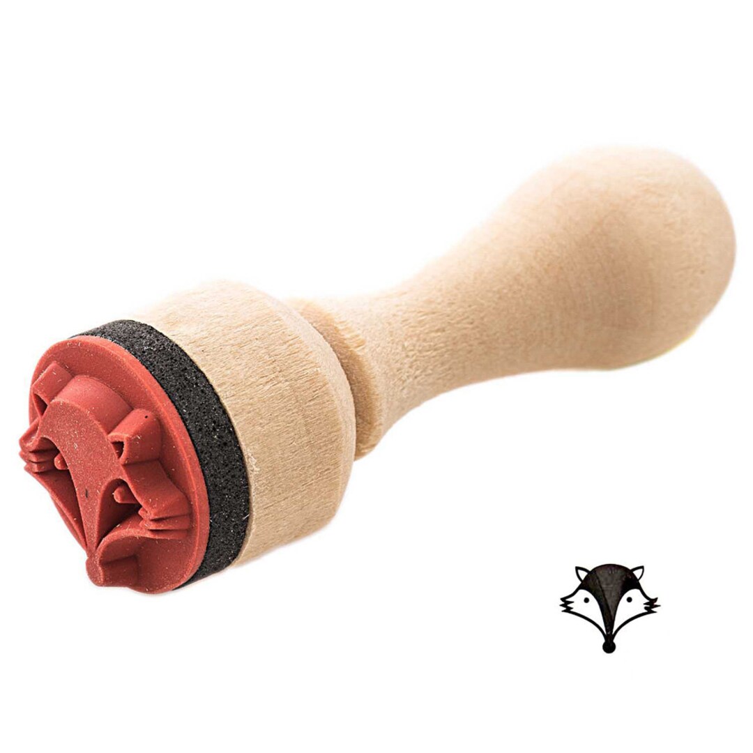 Mini Fox Ink Rubber Stamp Emoji Stamp Craft Stamp - Etsy UK