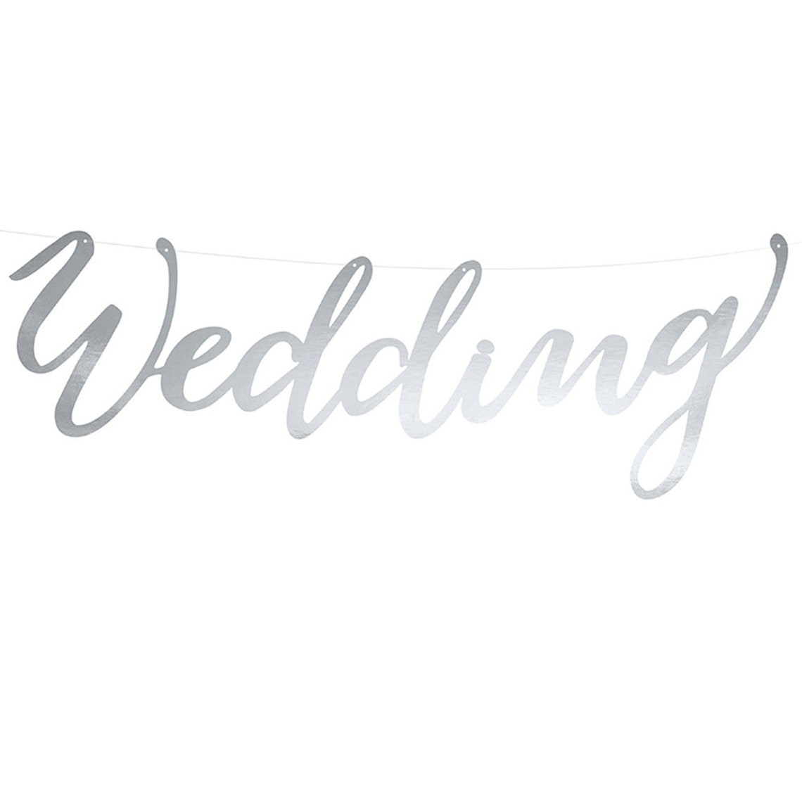 Silver Wedding Banner Wedding Backdrop Silver Wedding - Etsy