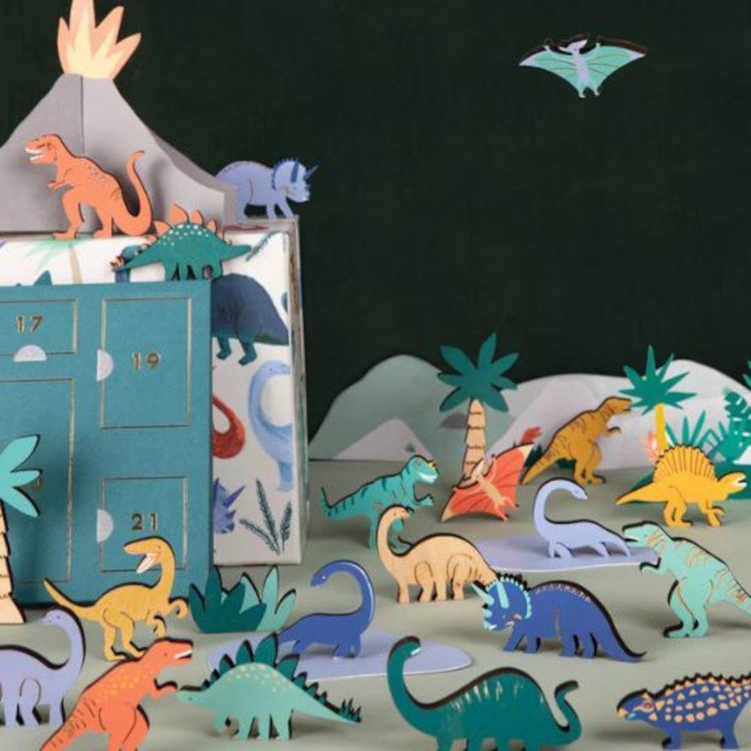 Dinosaur Advent Calendar Childrens Novelty Christmas Advent - Etsy