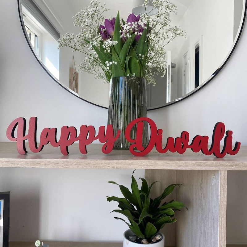 Happy Diwali Sign - Etsy