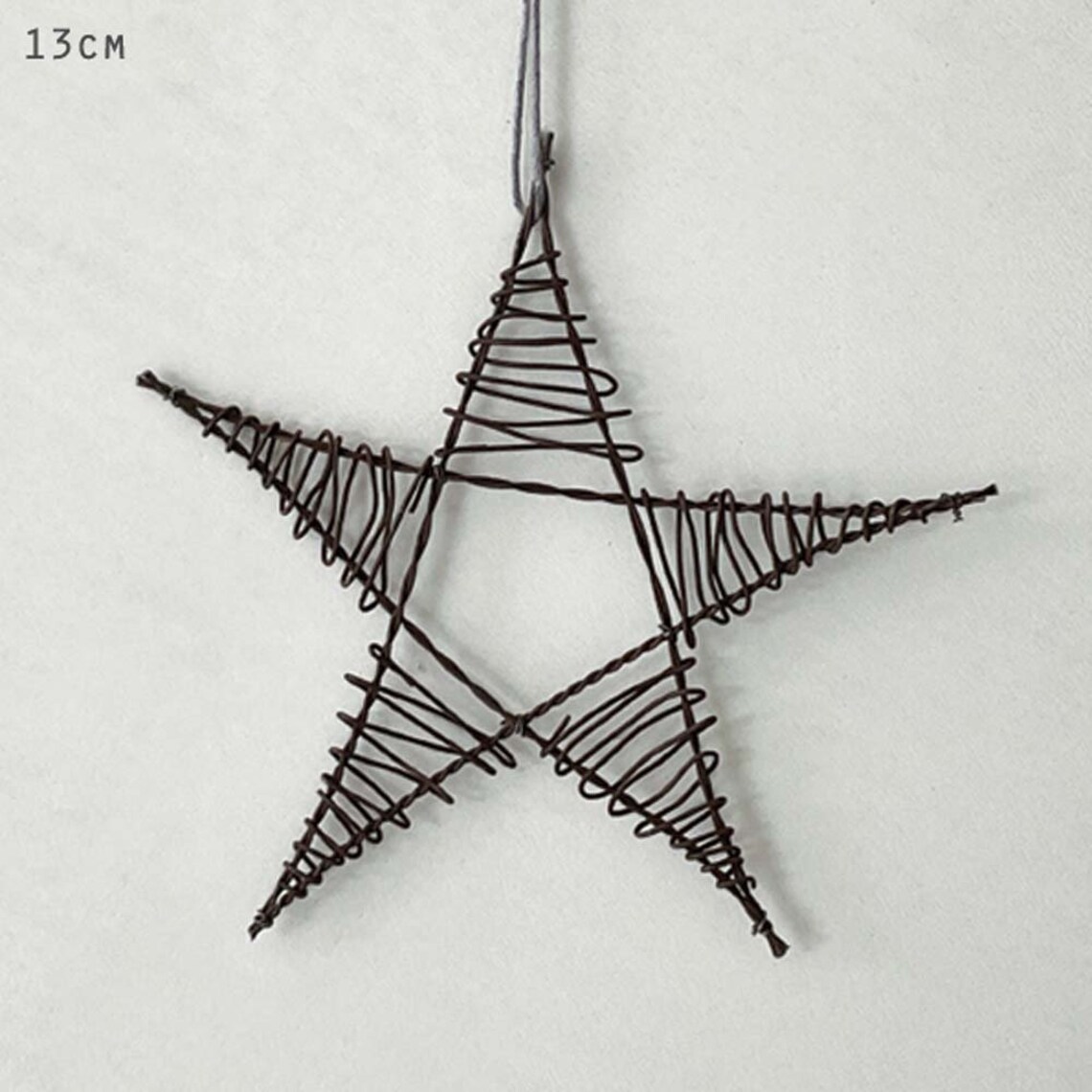 Christmas Wire Hanging Tree Gifts, Rustic Festive Decoration, Star ...