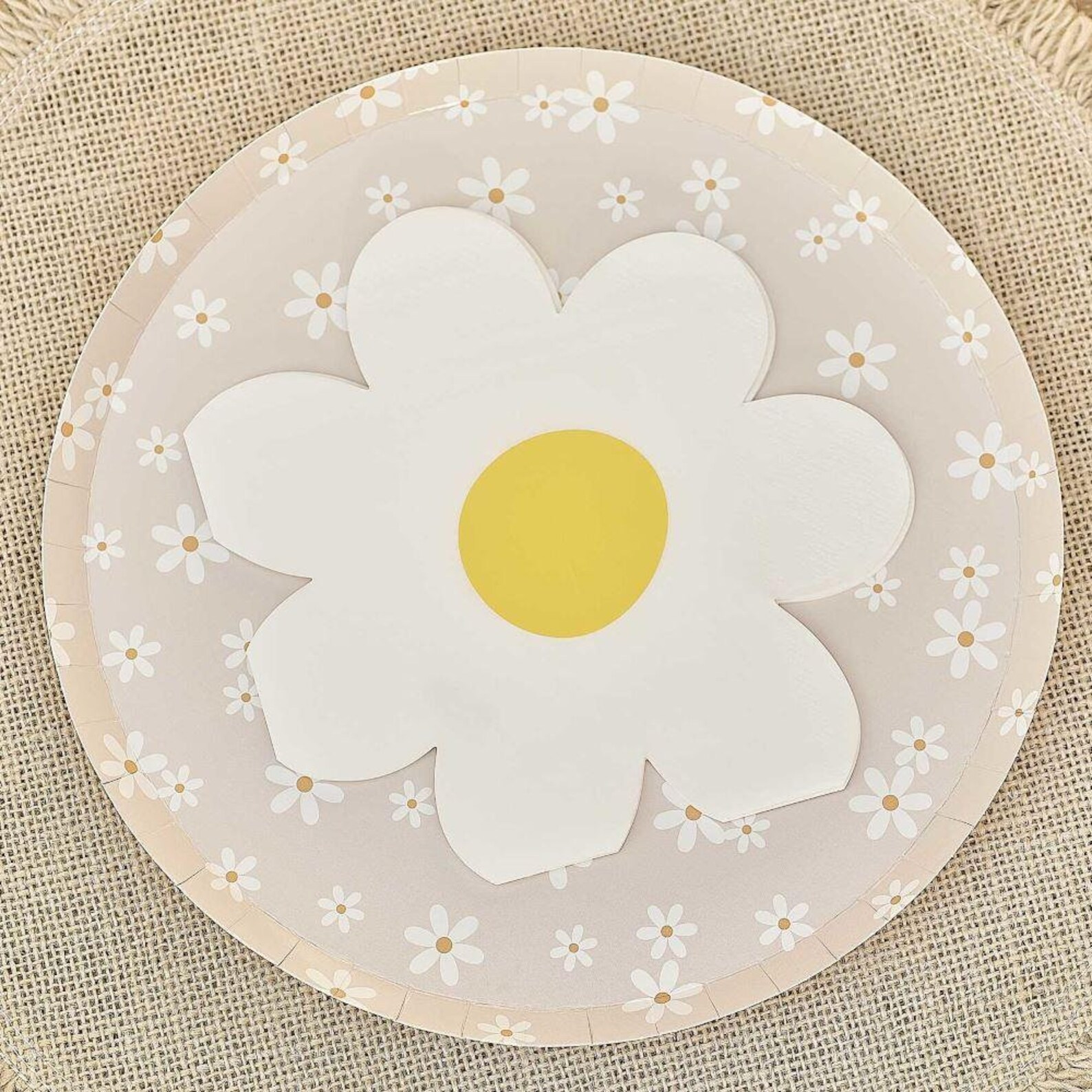 16 Daisy Flower Napkins, Girls Floral Party Napkins, Daisy Tableware ...
