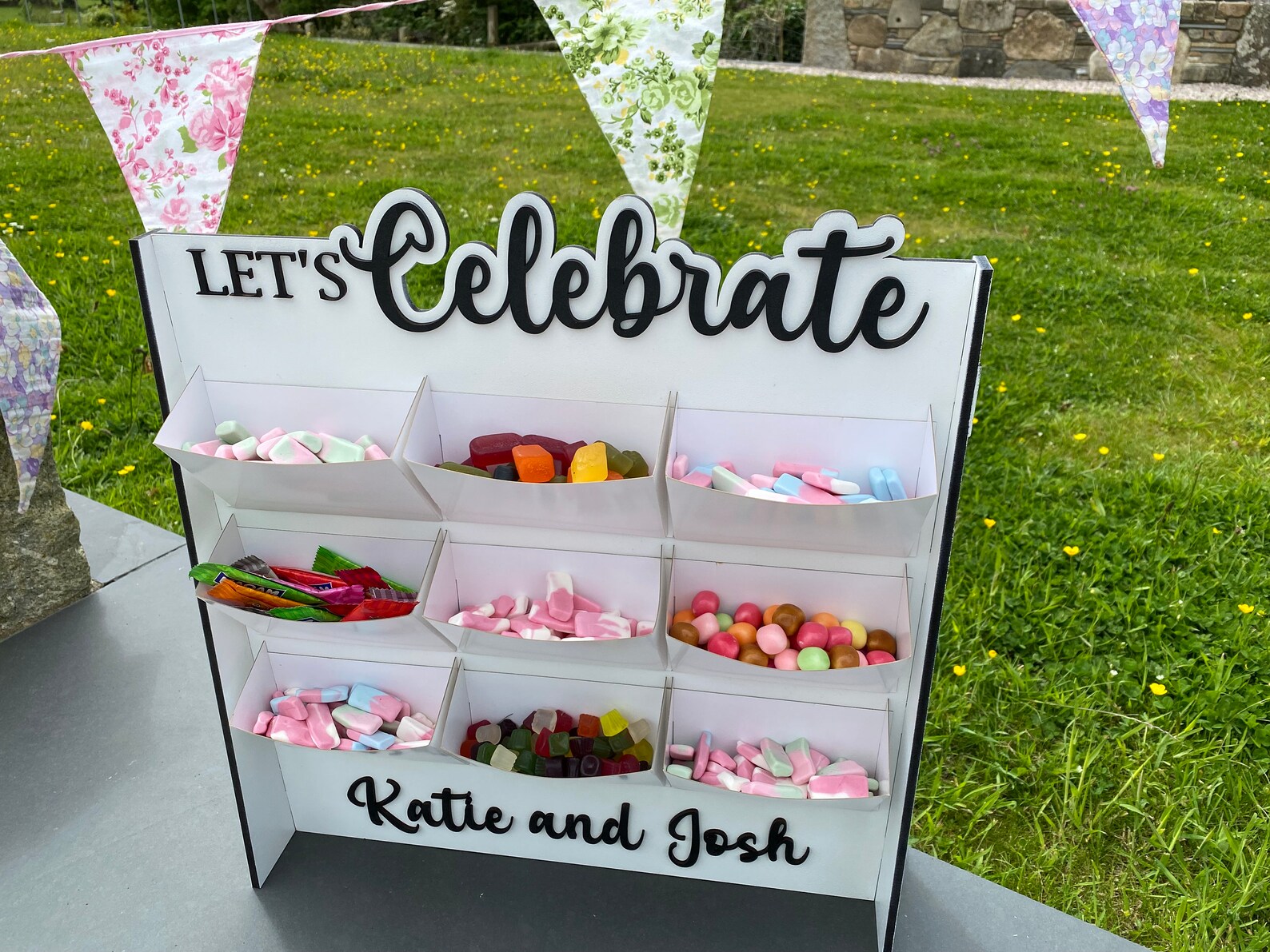 Wooden Sweet Bar Stand Personalised Treat Wall Pick N Mix | Etsy UK