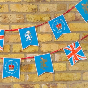 Kings Coronation Party Decorations and Tableware, Royal British Street ...