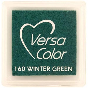 Versacolor Winter Green Small Pigment Ink Pad Stamp Pad - Etsy