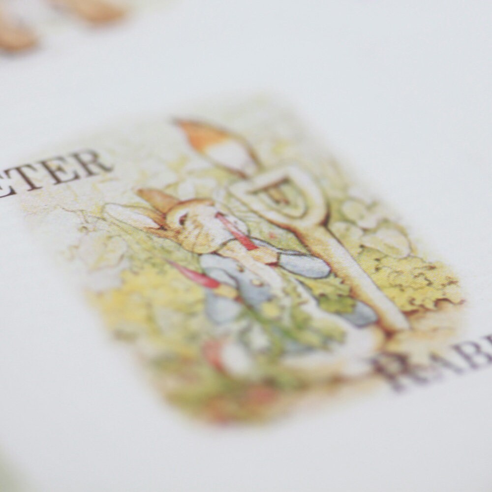35 Peter Rabbit Stickers Beatrix Potter Sticker Sheet | Etsy