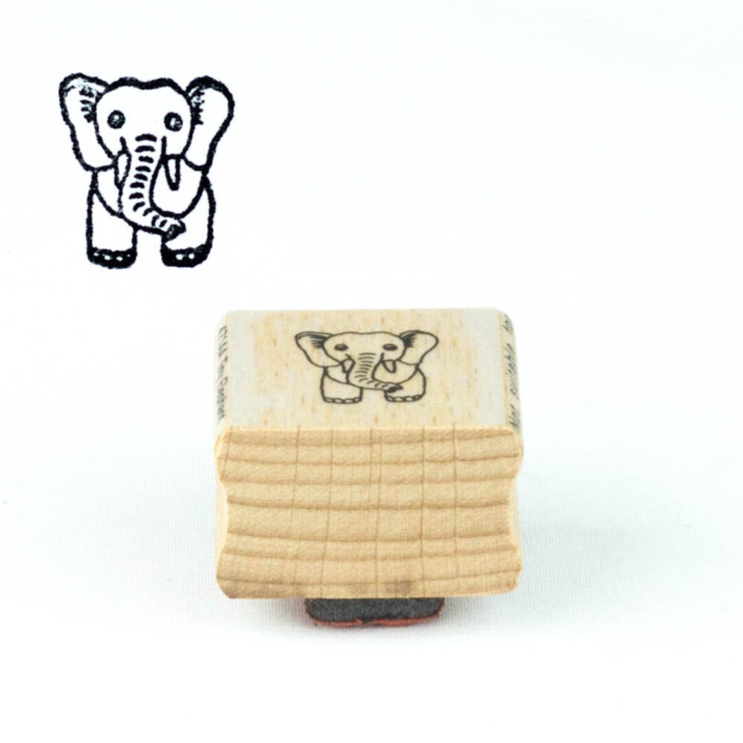 Elephant Mini Rubber Craft Stamp, Craft Ink Stamps, Diy Wedding Favours ...