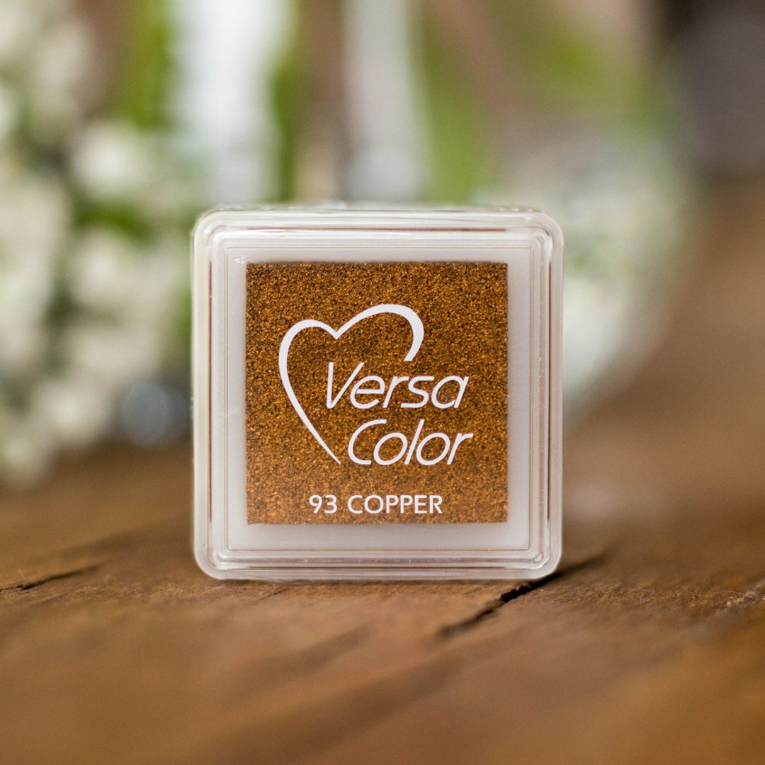 Versacolor Copper Small Pigment Ink Pad, Stamp Pad, Stamp Ink, Ink for ...