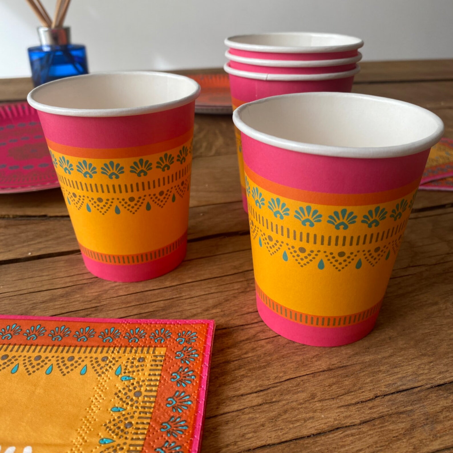 Diwali Spice Partyware, Diwali Paper Napkins Plates Cups Platters ...