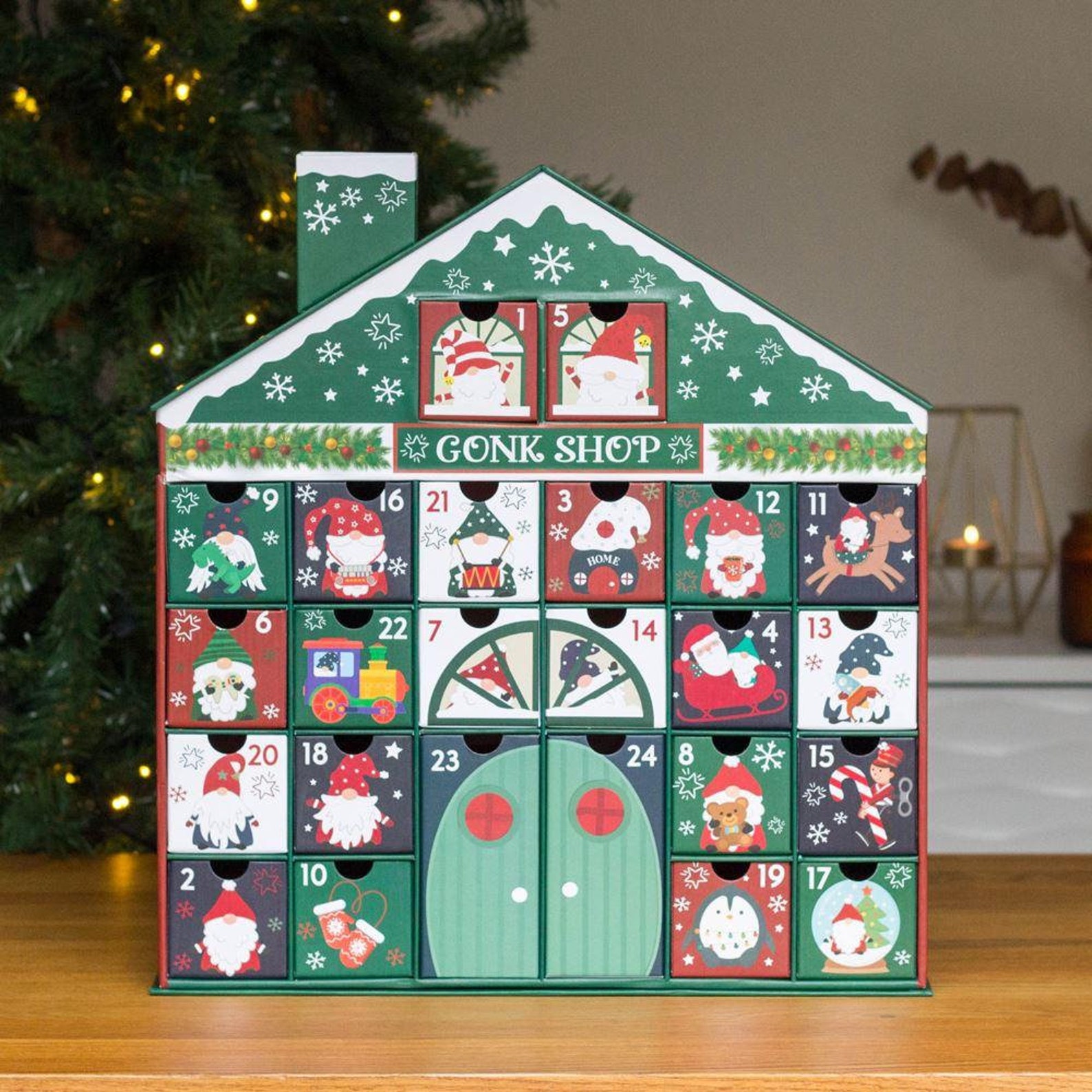 DIY Advent Calendar Tree Gonk Design Craft Christmas Tree - Etsy UK