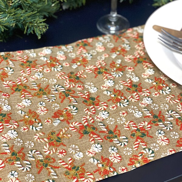Candy Cane Table Runner - Etsy