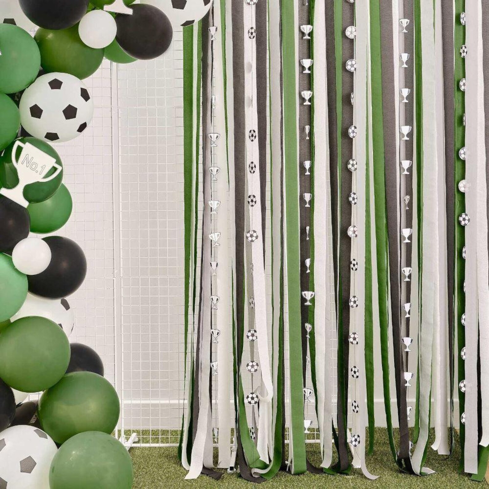 Football Party Backdrop Decorations Paper Streamer Photo - Etsy