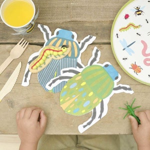 Bug Insect Party Pack for 8, Childrens Animal Creature Birthday Party ...
