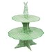 Green Reversible Bunny Rabbit Cake Stand, Peter Rabbit Party ...