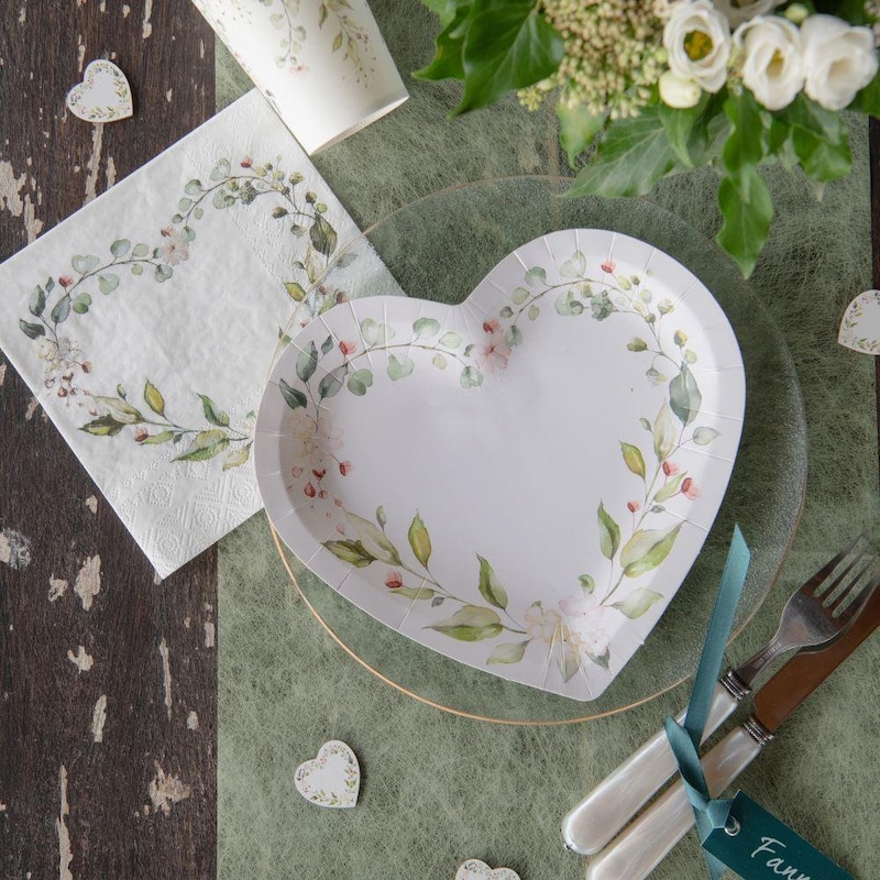 Scalloped Paper Plates - Etsy UK