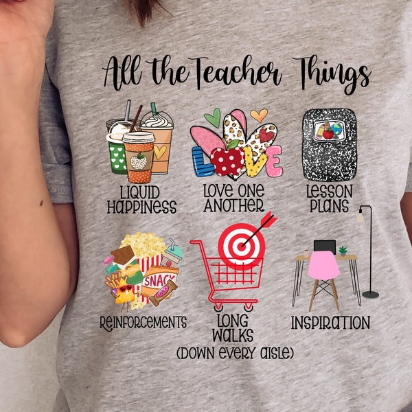 Teacher of All Things Tshirt - Etsy