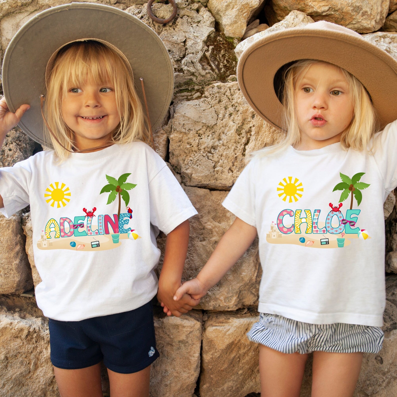 Personalized Beach Tee || Boy & Girl Options || Beachy Toddler Tee ...