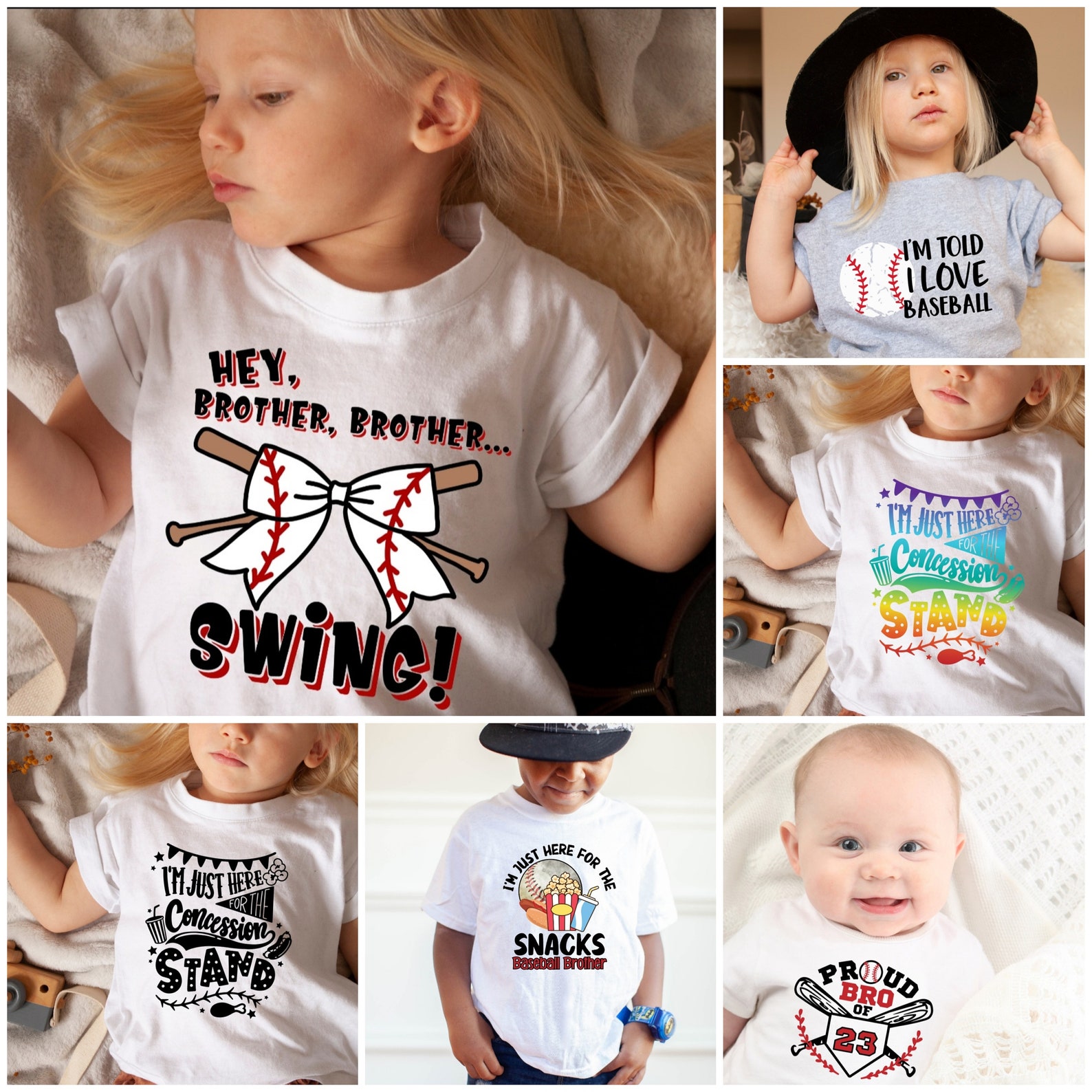 Baseball Sibling Shirt, Baseball Sister Shirt, Baseball Shirt, Funny ...