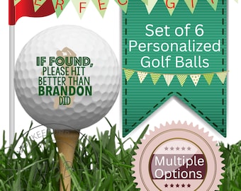 Funny Golf Ball Set - Etsy