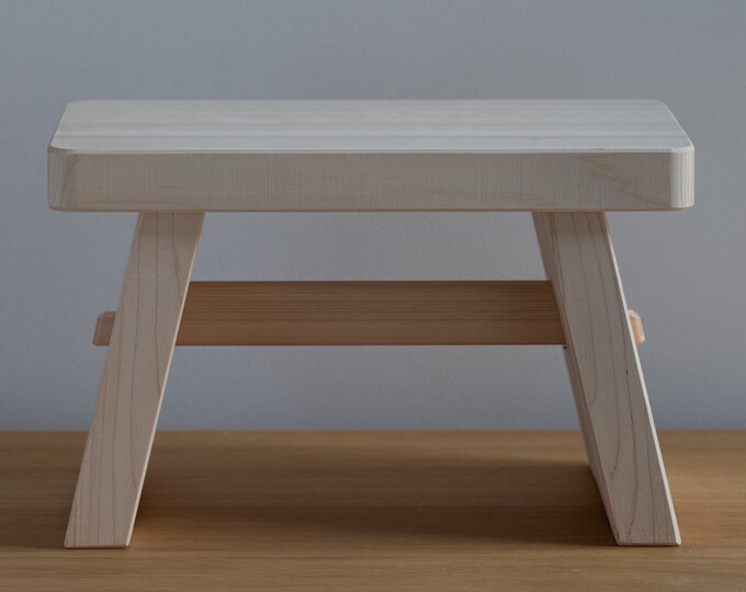 Japanese Sugi Bath Stool, Made in Japan - Etsy