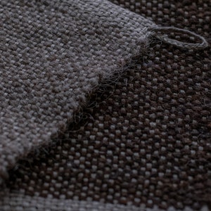 Handwoven Wool Mat - Natural - Etsy