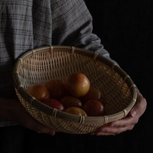 Deep Bamboo Colander - Etsy