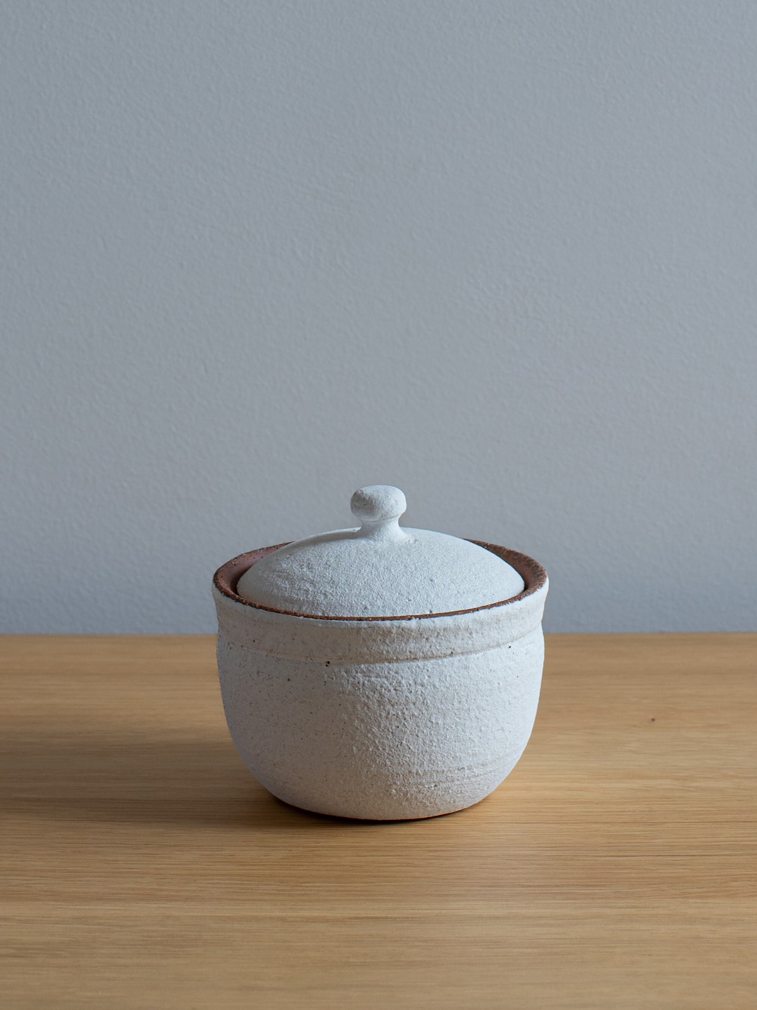 Japanese Shigaraki Ceramic Lidded Salt Pot - White (large) - Etsy