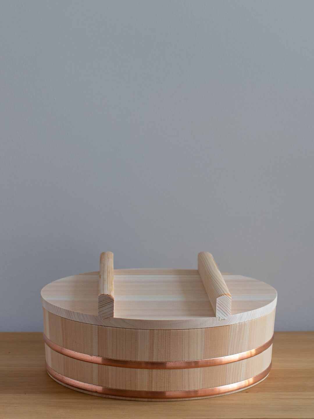 Hangiri Sushi Rice Bowl With Lid - 27cm | 30cm - Etsy