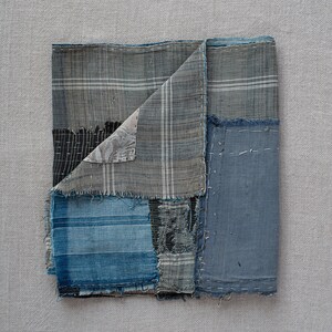 Antique Japanese Indigo Patchwork Boro Textile Sashiko Mends - Etsy