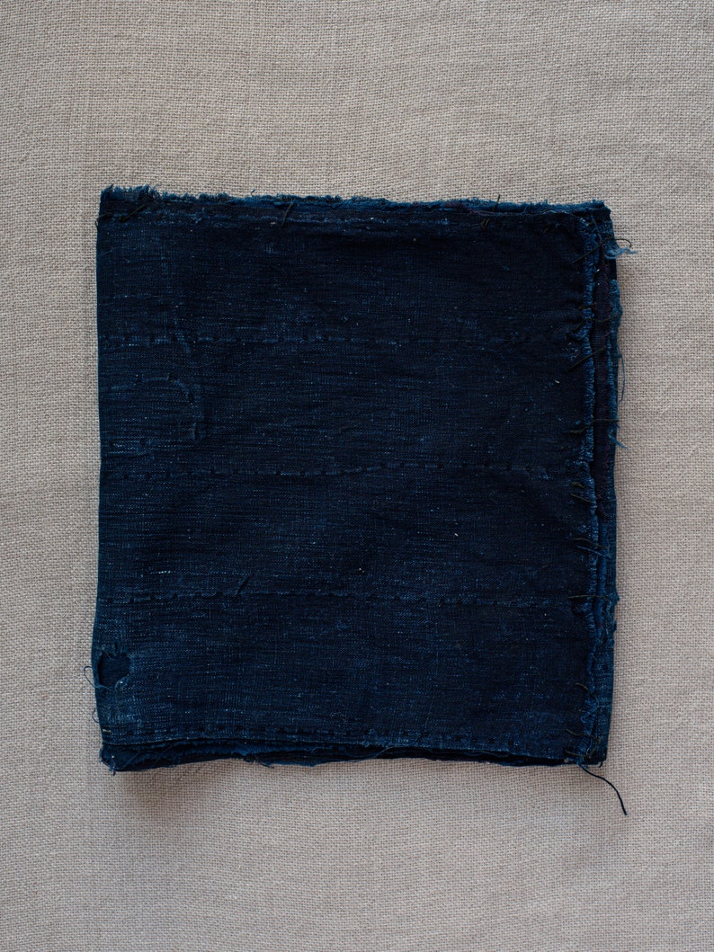 Antique Japanese Indigo Boro Patched Textile - Worn Indigo - Etsy