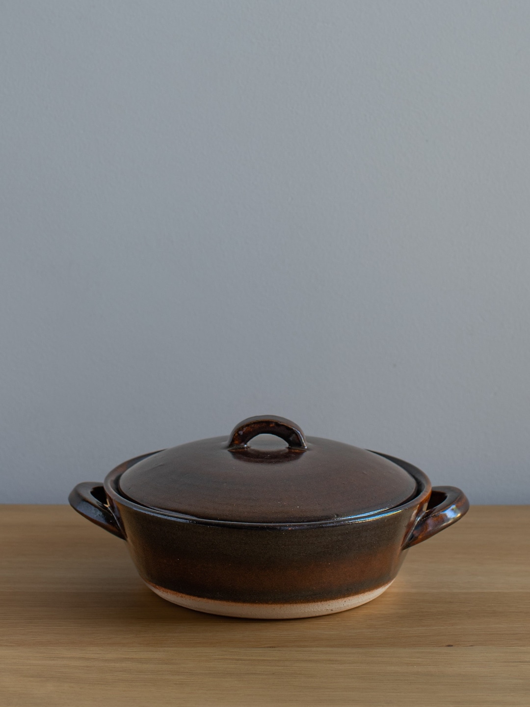 Japanese Daube Donabe Small - Brown | White - Etsy