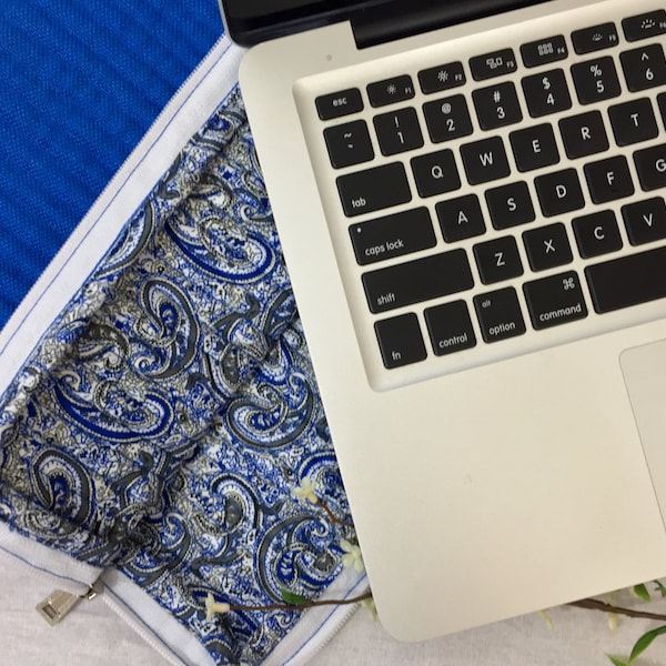 Blue Laptop Case - Etsy