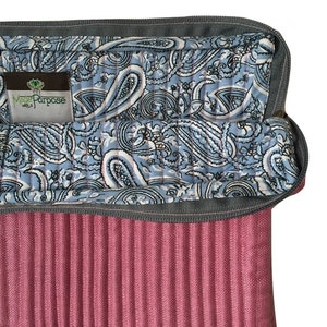 Hand-stitched Laptop Case With a Cause: Pink + Paisley // Gifts for Her ...