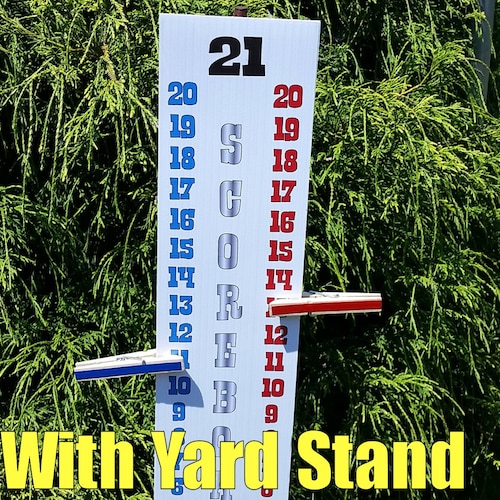 Cornhole Scoreboard Score Keeper Easy Read With YARD Stand - Etsy