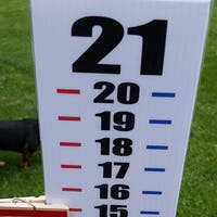 Upright Magnetic Scoreboard, Cornhole Bag or Washer Toss or Kan Jam ...