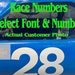 Race Car Numbers Set Vinyl Decals (2x) - Stock - Rally Car - Select ...