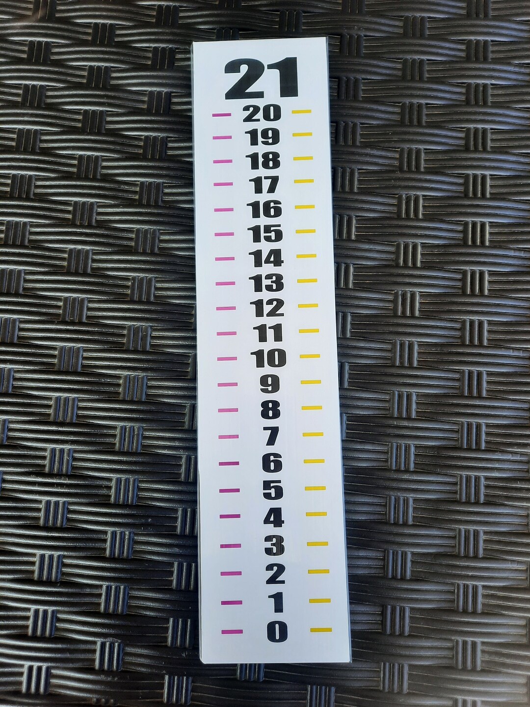 Scoreboard Score Keeper - Purple and Yellow - Easy Read YP Numbers ...